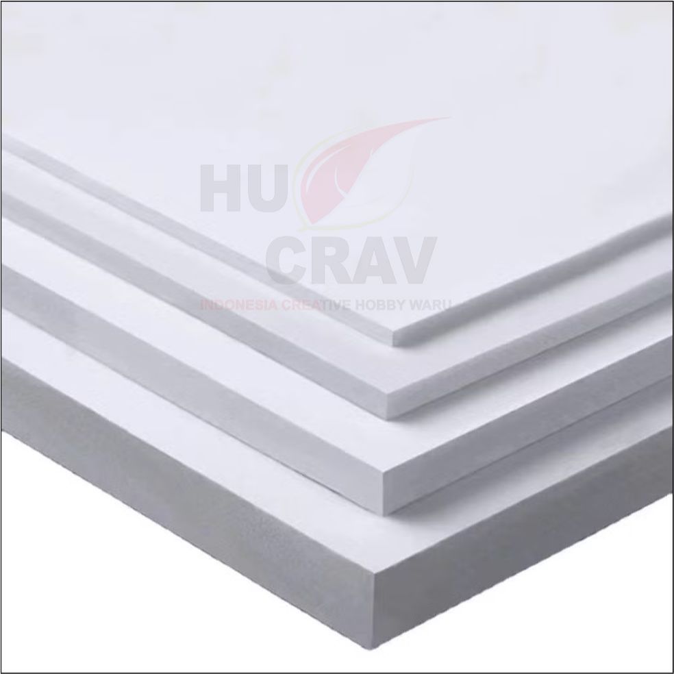 Jual PVC SHEET PUTIH TEBAL 5 MM UKURAN 30CM X 40 CM UNTUK MAKET ...