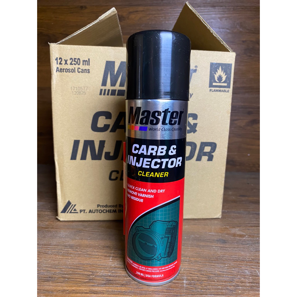 Jual PEMBERSIH KARBURATOR MASTER CARB & INJECTOR CLEANER 250 ML ...