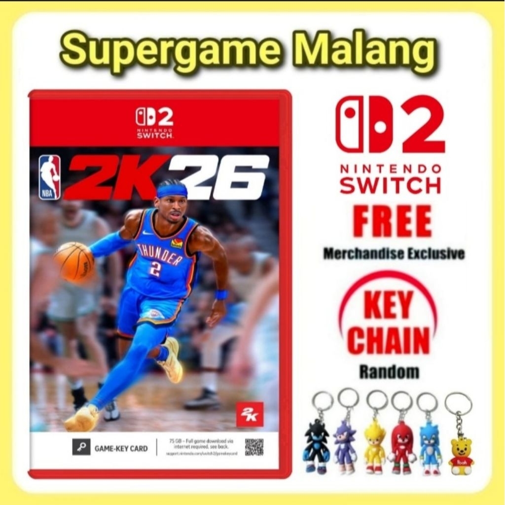 Jual NBA 2K26 Switch 2 Nintendo SW2 Switch2 NBA 26 NBA 2K 26 NBA 2026 ...