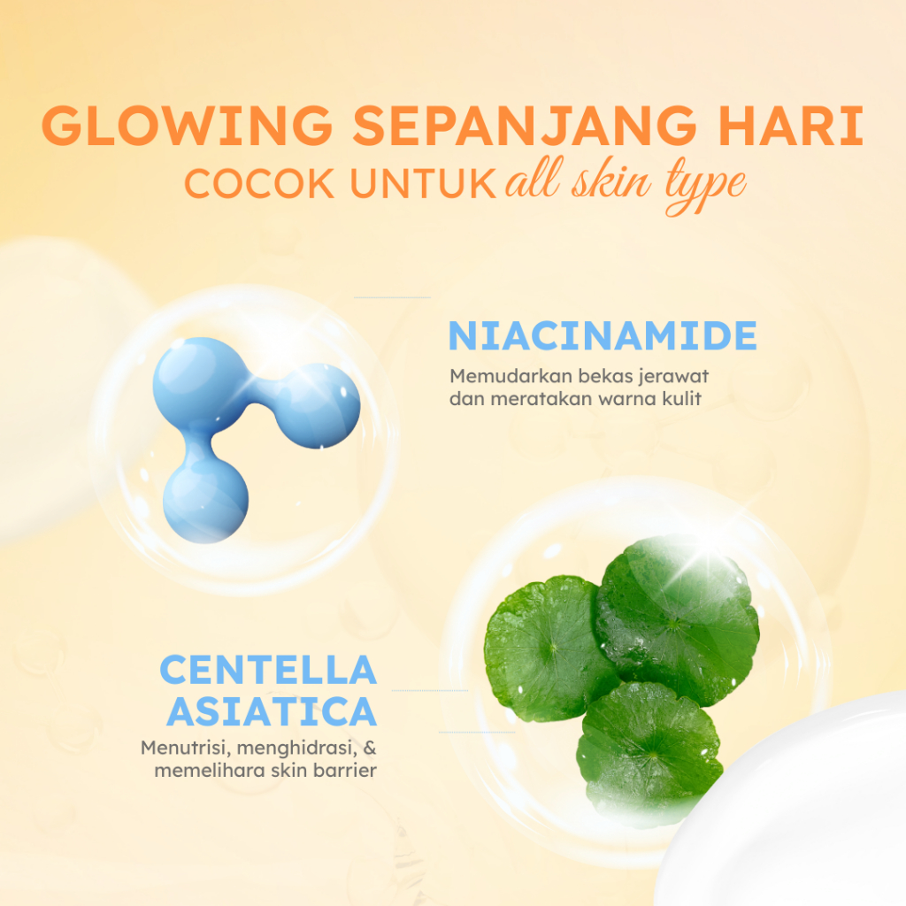 Jual Gloow&be Glass Skin Sunscreen Hybrid Tone Up Natural bye abu-abu ...