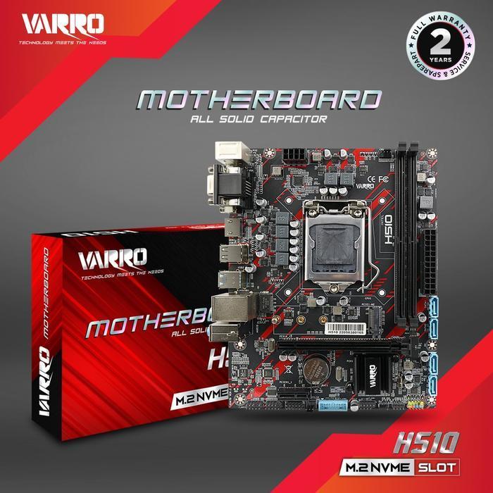 Jual Motherboard Varro H510 Mobo M-ATX NVME Socket 1200 Intel DDR4 ...