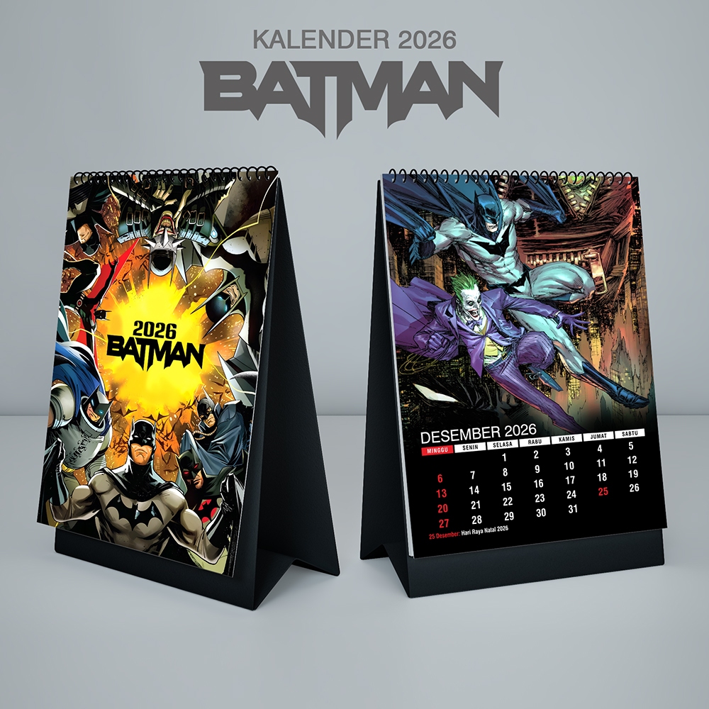 Jual Kalender Meja 2026 Batman (preorder) | Shopee Indonesia