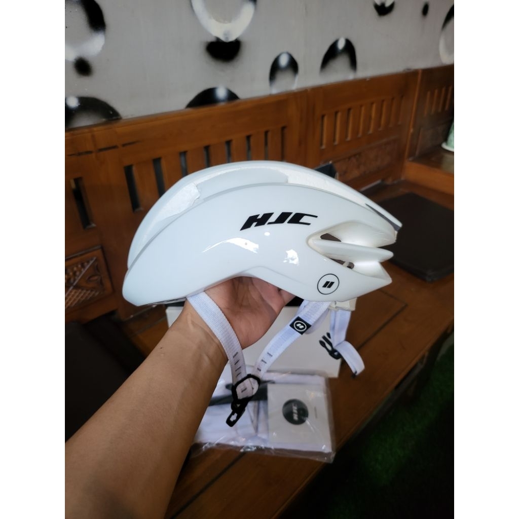 Jual Helm HJC IBEX II VINTAGE WHITE LIMITED EDITION | Shopee Indonesia