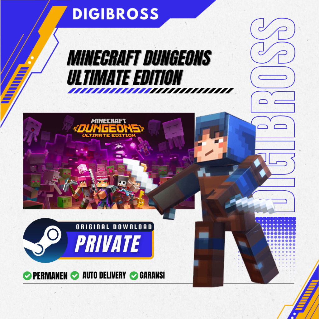 Jual [BONUS STEAM KEY] Minecraft Dungeons Ultimate Edition / AUTO ...
