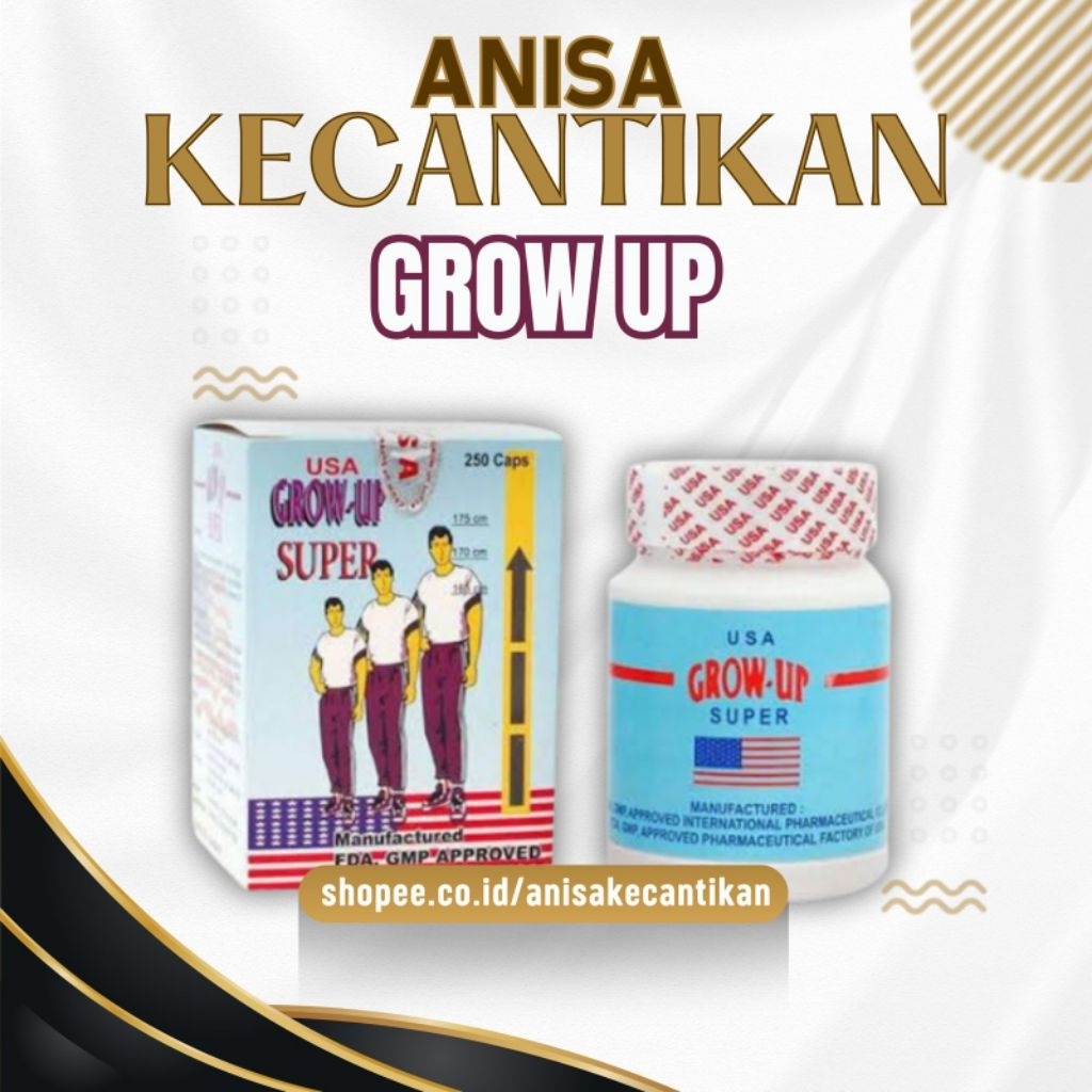 Jual GROW UP SUPER USA ASLI ORIGINAL OBAT PENINGGI BADAN AMPUH MANJUR ...