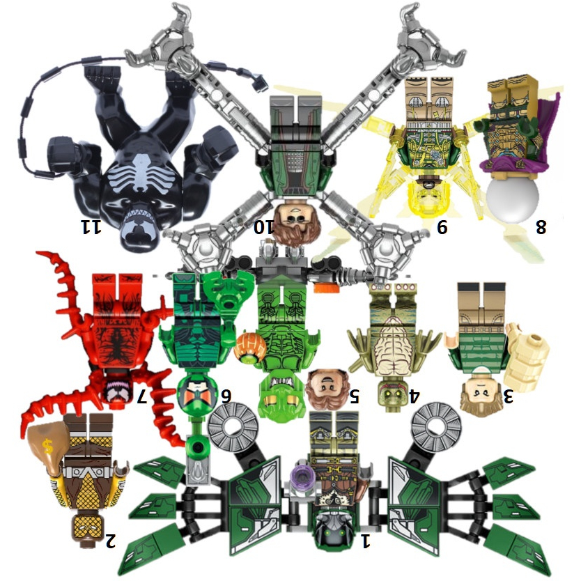 Jual Marvel Spiderman Spider-man Vulture Shocker Sandman Lizard Green ...