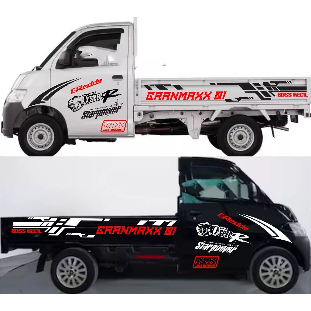 Jual 0865 stciker cuting list body samping mobil granmaxx o1 cuting ...