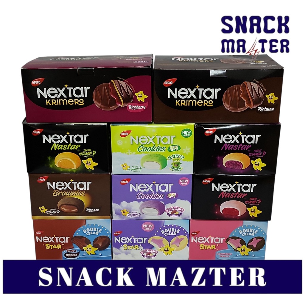 Jual Nabati Nextar Cookies / Nextar Star / Nextar Krimero BOX - Isi 10 ...