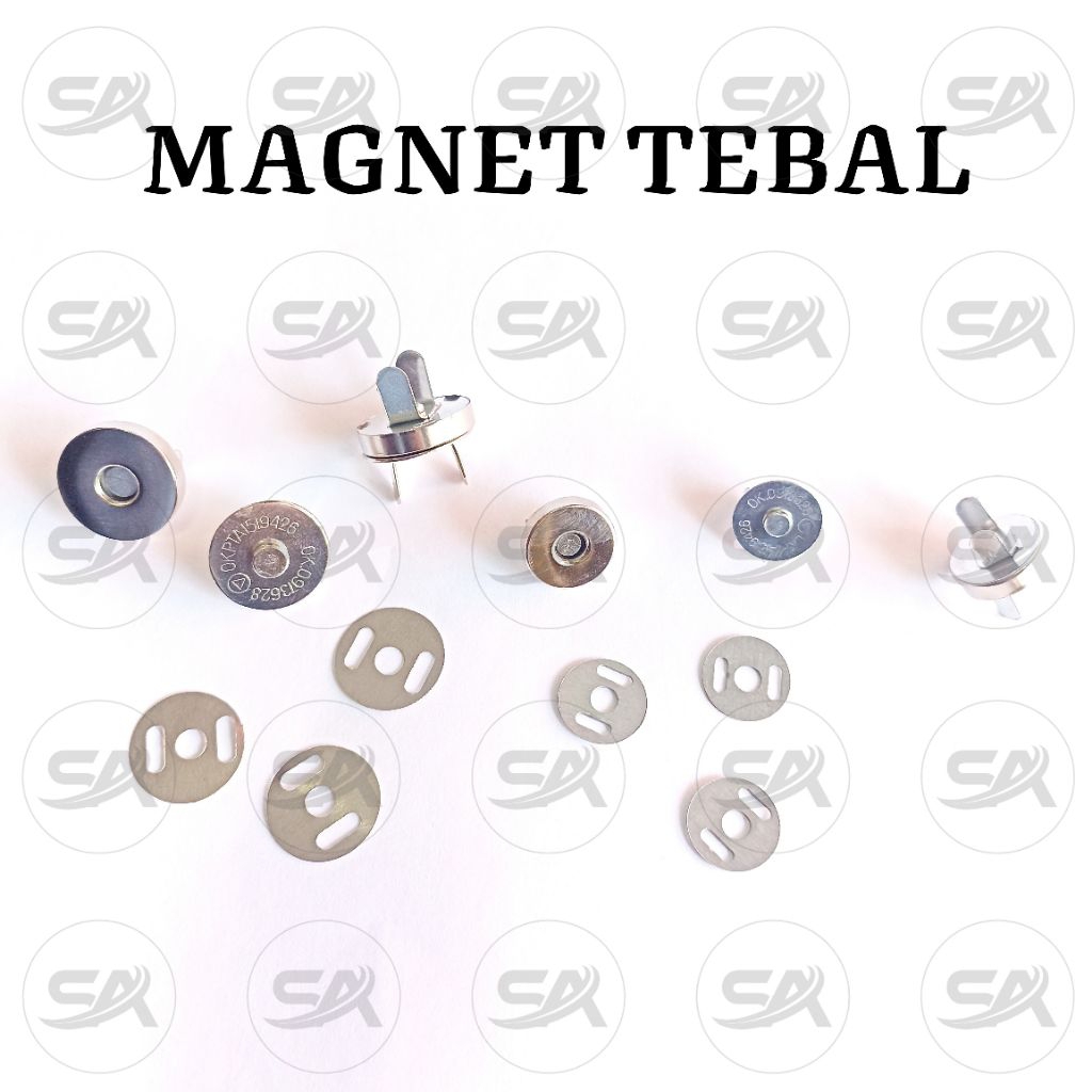 Jual MAGNET TEBAL (BKS | 10pc) KANCING MAGNET DOMPET TAS 12 MM 18 MM ...