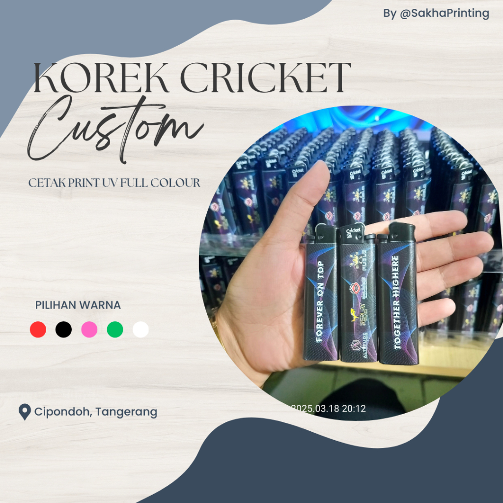 Jual korek custom/korek cricket custom/korek custom logo/korek souvenir ...