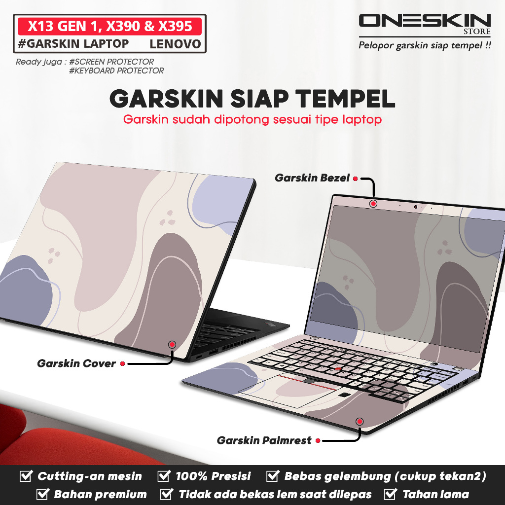 Jual Precut Garskin Sticker Laptop Skin Perfect Fit Kompatibel dengan ...