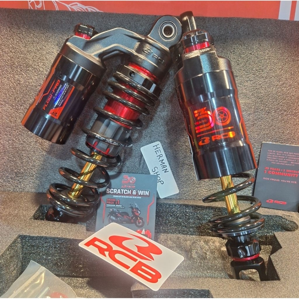 Jual SHOCK BREAKER RCB FLOW PRO PCX 160 365mm / SHOCK RCB FLOW PRO ...