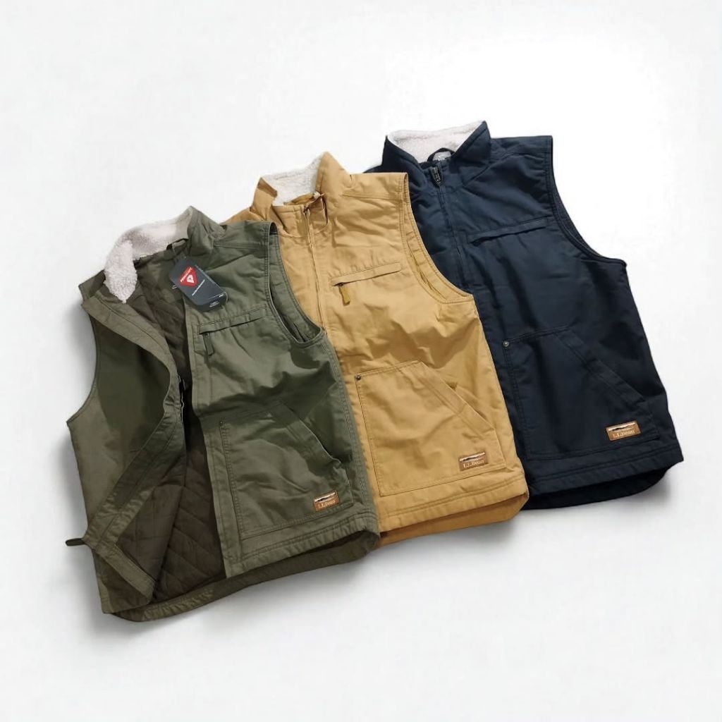 Jual vest rompi LLBEAN insulated utility | Shopee Indonesia
