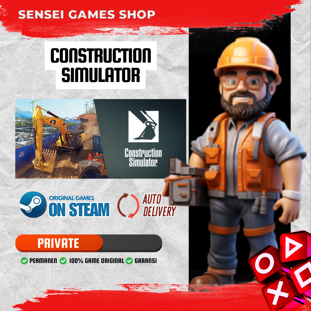 Jual [BONUS STEAM KEY] Construction Simulator / AUTO DELIVERY / STEAM ...