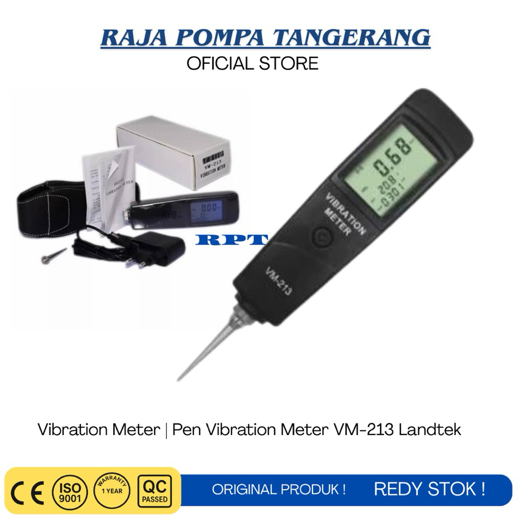 Jual Vibration Meter | Pen Vibration Meter VM-213 Landtek | Shopee ...