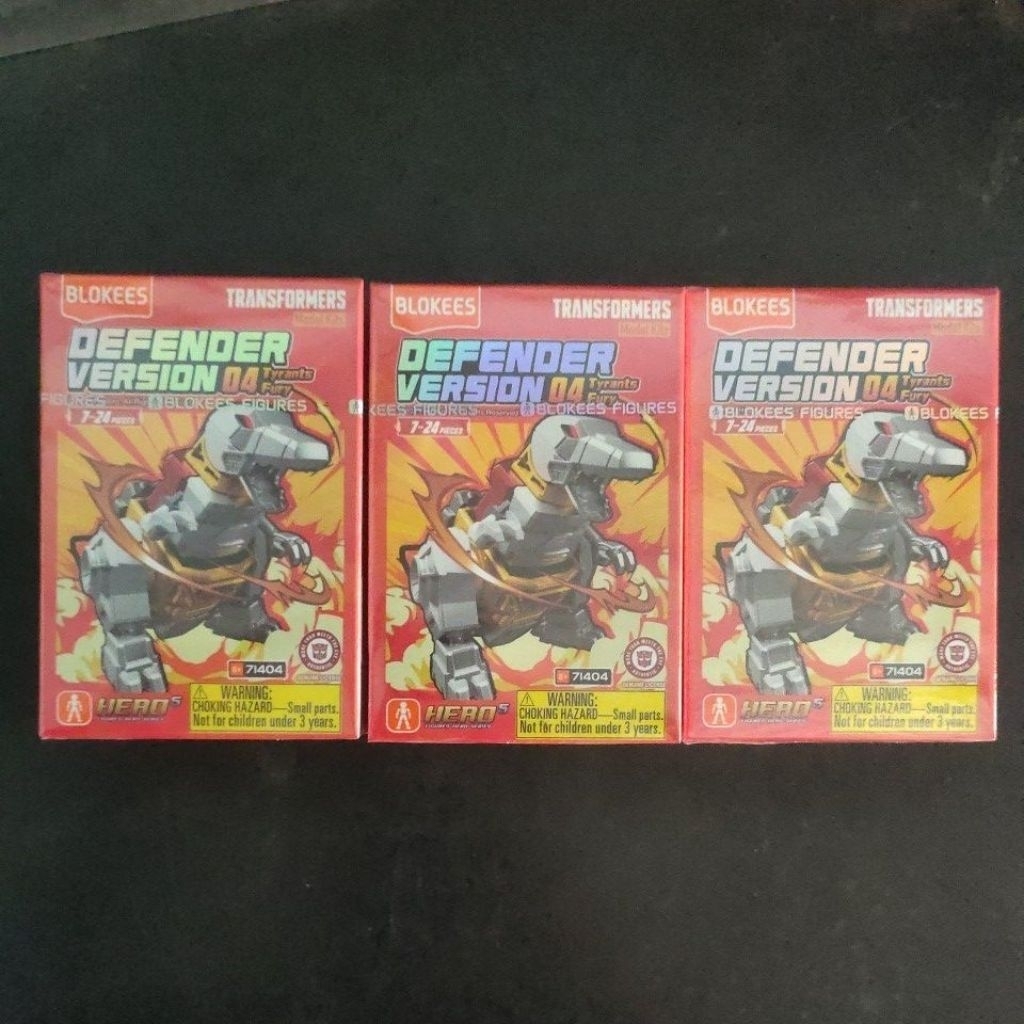 Jual GACHA (triple, double, satuan) Blokees Galaxy Defender 04 Blindbox ...