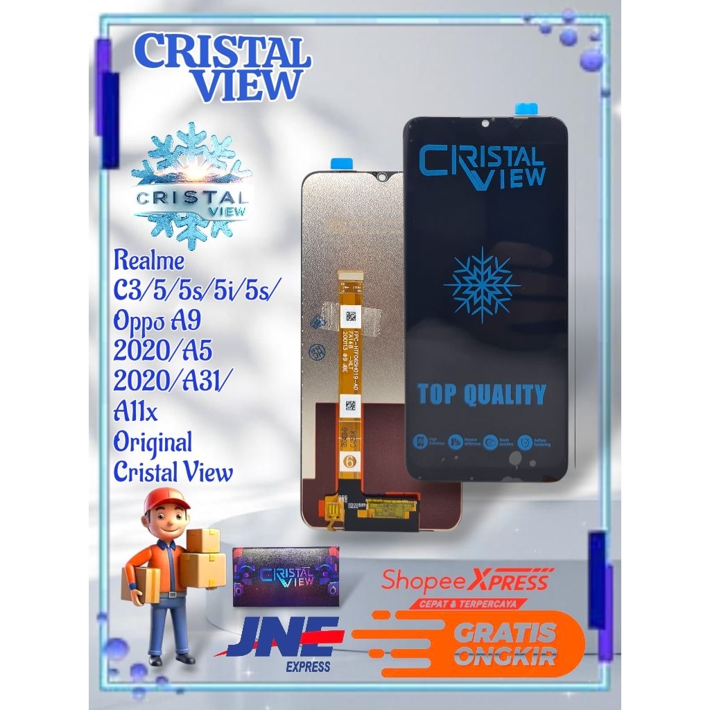 Jual LCD TOUCHSCREEN REALME C3/5/5i/5S/OPPO A9 5050/A5 2020/A31/A11X ...