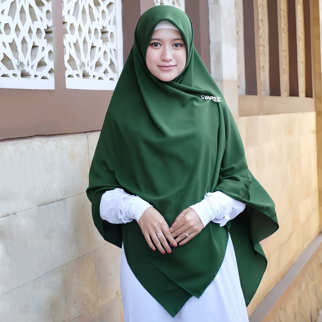 Jual Jilbab Segi Empat Jumbo 150x150 Bahan Wolfis Premium – Hijab Adem ...