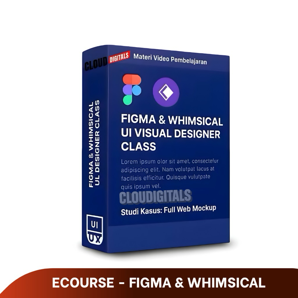 Jual BELAJAR FIGMA WEB DESIGN: Mahir Desain Website UI Visual Builder ...