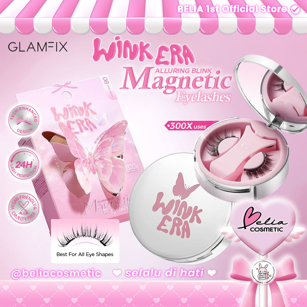 Jual BELIA GLAMFIX Wink Era Alluring Blink Magnetic Eyelashes | Bulu ...