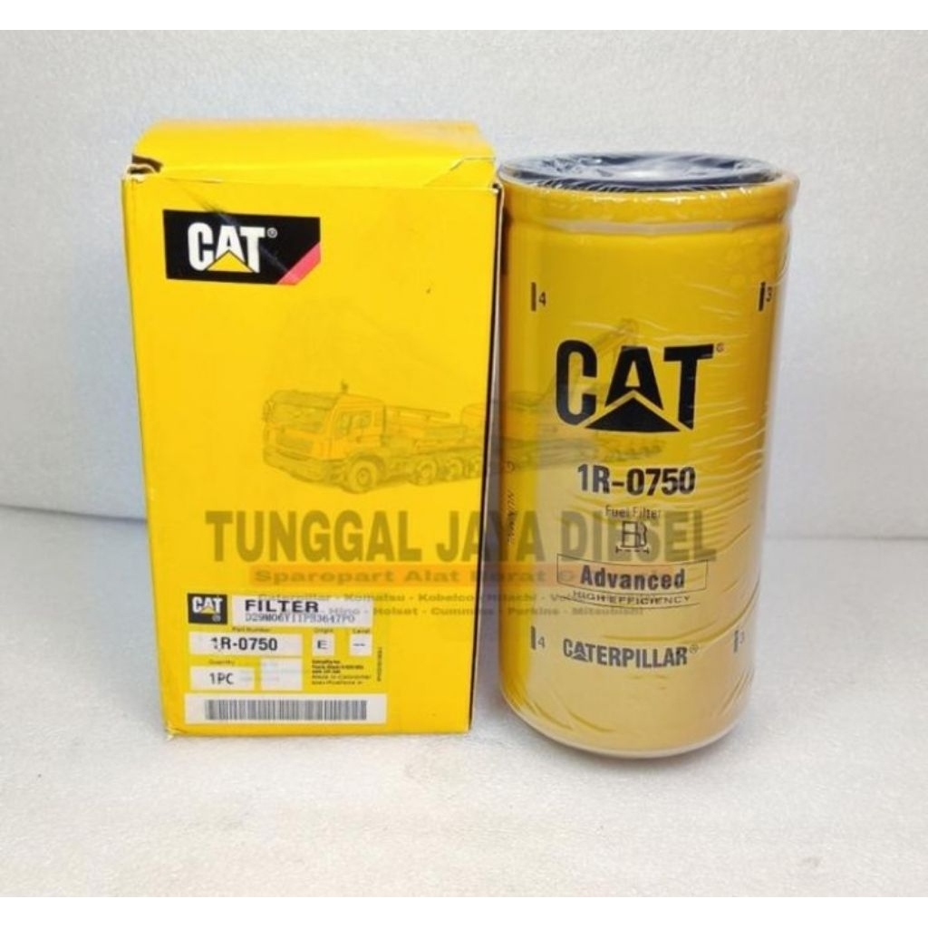 Jual Filter Solar 320D 235D 12H C9 Fuel Filter 1R-0750 / 1R0750 / 1R ...