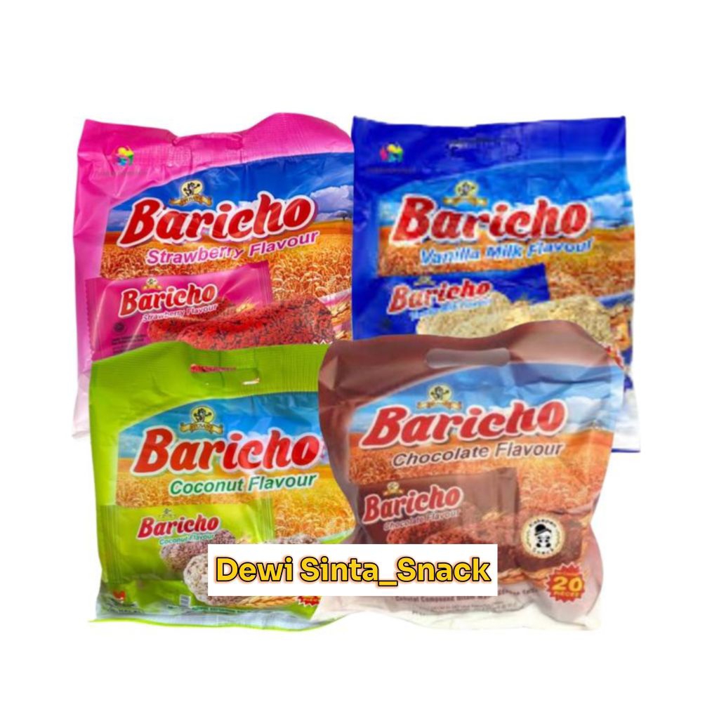 Jual BARICHO Oat Snack Sereal isi 20pcs/pack rasa coklat, stroberi ...
