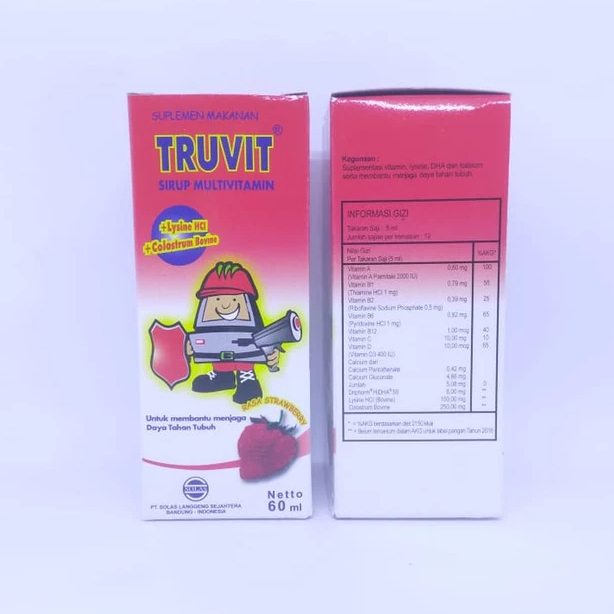Jual Truvit Sirup 60 ML -Untuk Membantu Memelihara Sistem Kekebalan ...