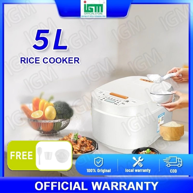 Jual 5L Rice Cooker Multifungsi Kapasitas Besar Penanak Nasi Desain ...