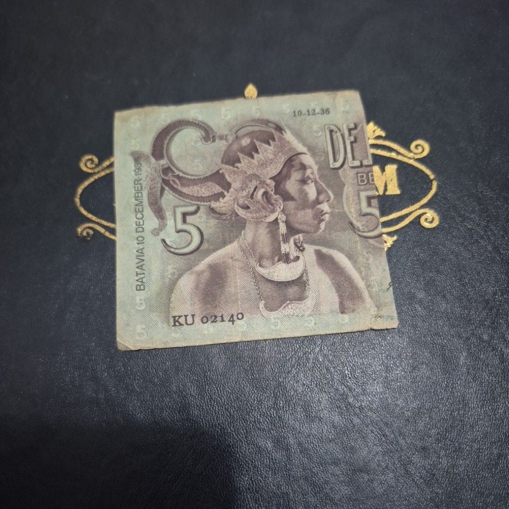 Jual Uang Kuno Senering seri wayang 5 gulden (Sebelah kiri) | Shopee ...