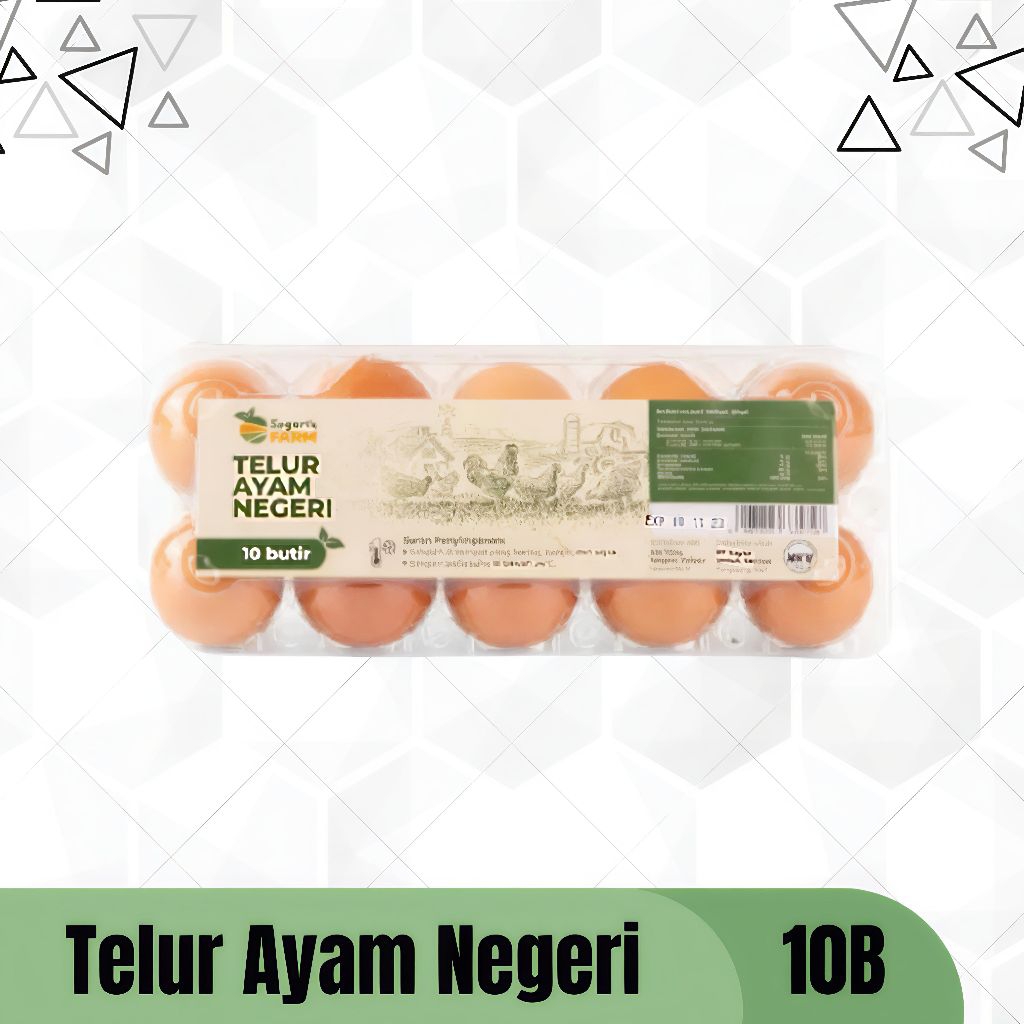 Jual Telur Ayam Negeri 10 Butir Per Pack - Telur Ayam | Shopee Indonesia