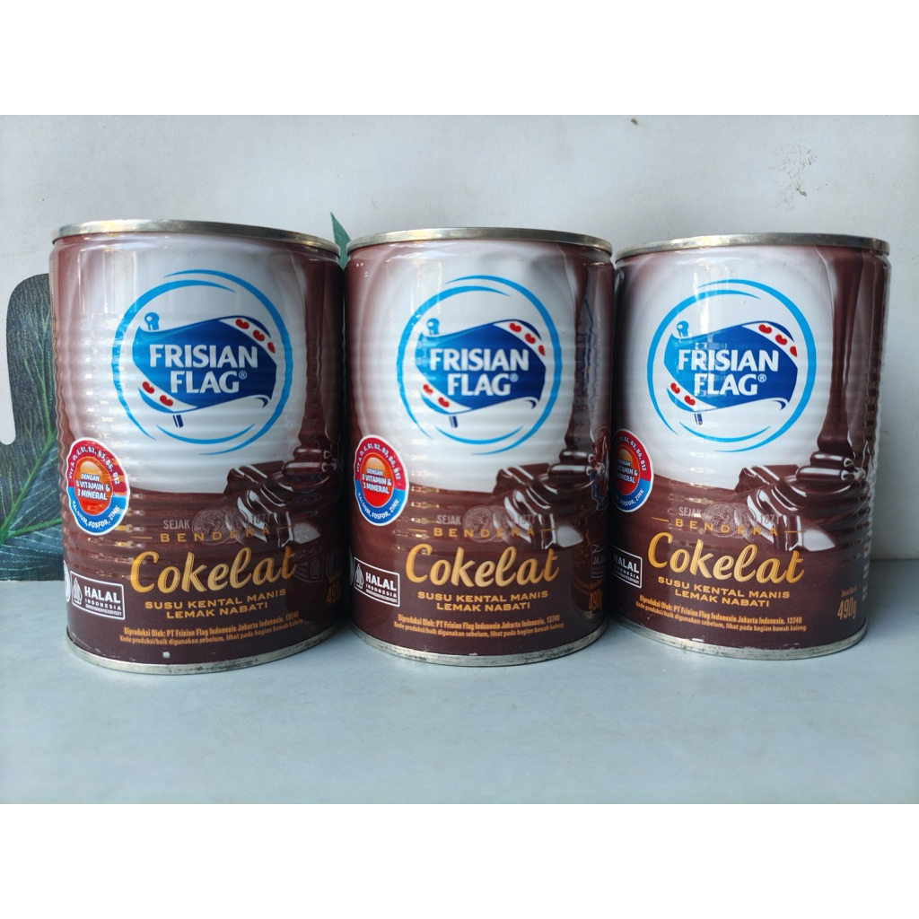 Jual Susu frisian flag kaleng 490g/susu bendera kaleng besar | Shopee ...