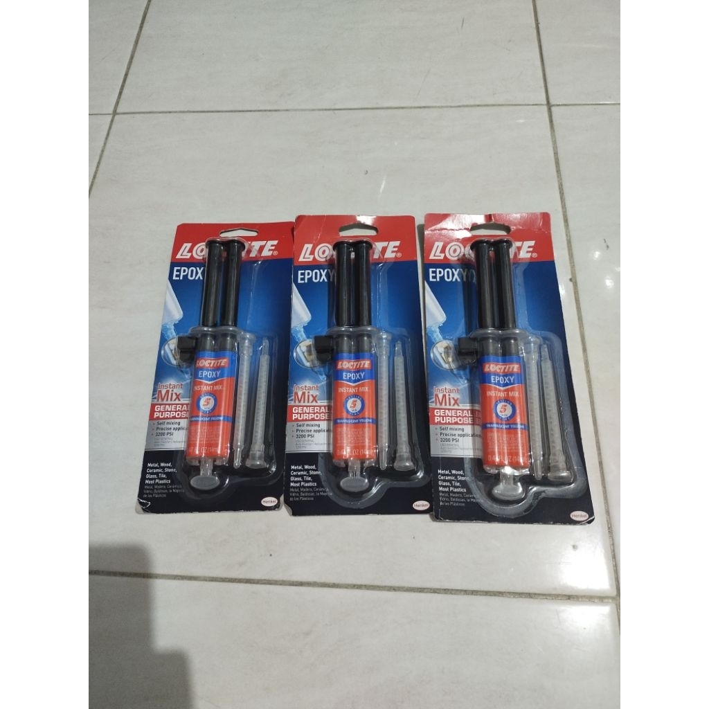 Jual Lem Resin epoxy instan mix 5 min Brand loctite 14 ml | Shopee ...