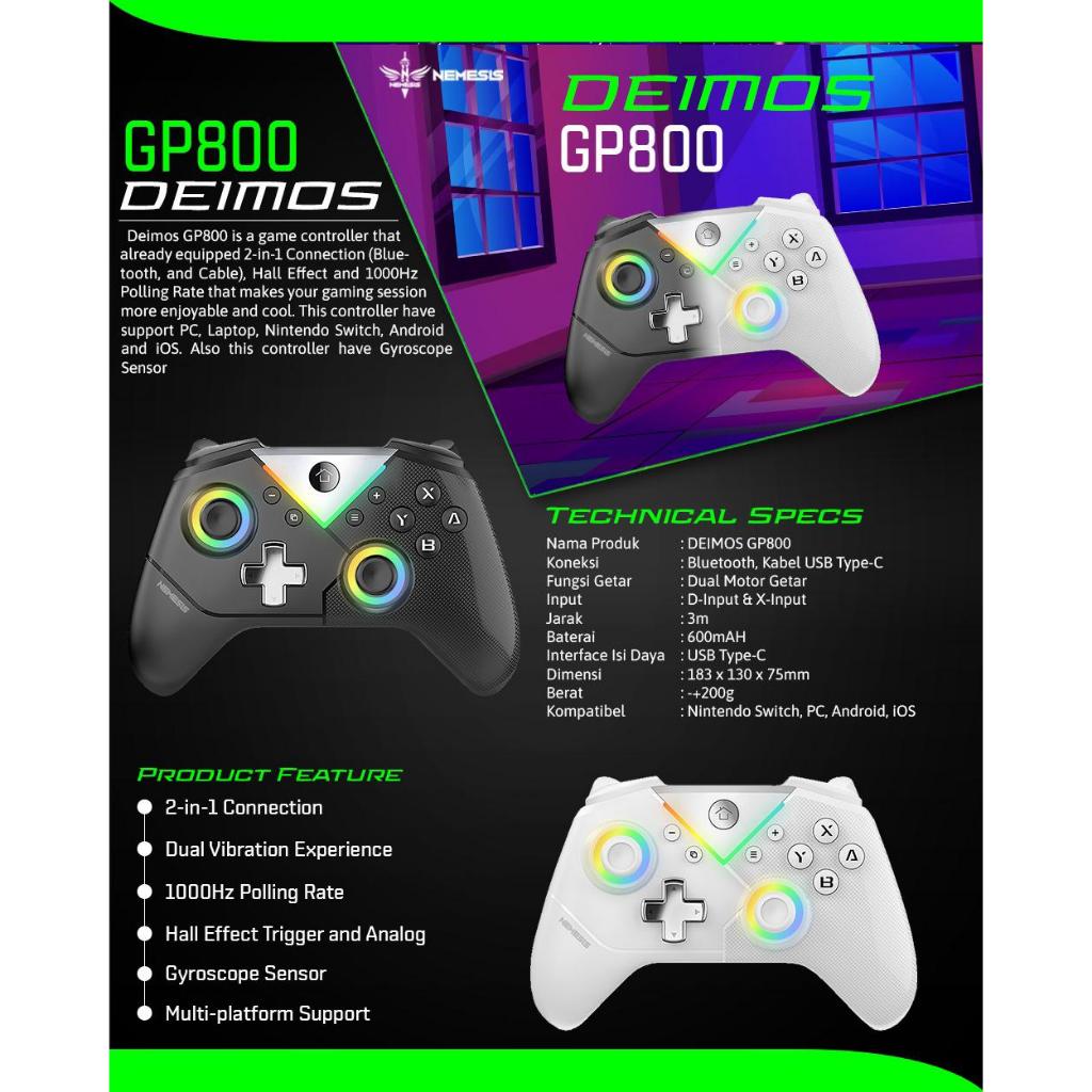 Jual NYK Nemesis GP-800 Deimos Dual Mode Wireless Bluetooth Gaming Controller / Joystick ...