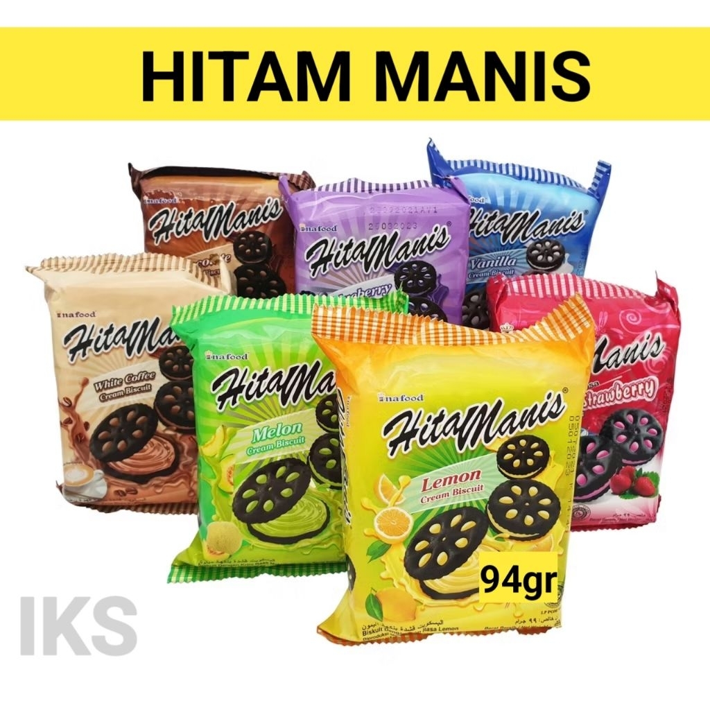 Jual ROTI / BISKUIT HITAM MANIS RENYAH MURAH JADUL INAFOOD 94 GR ...