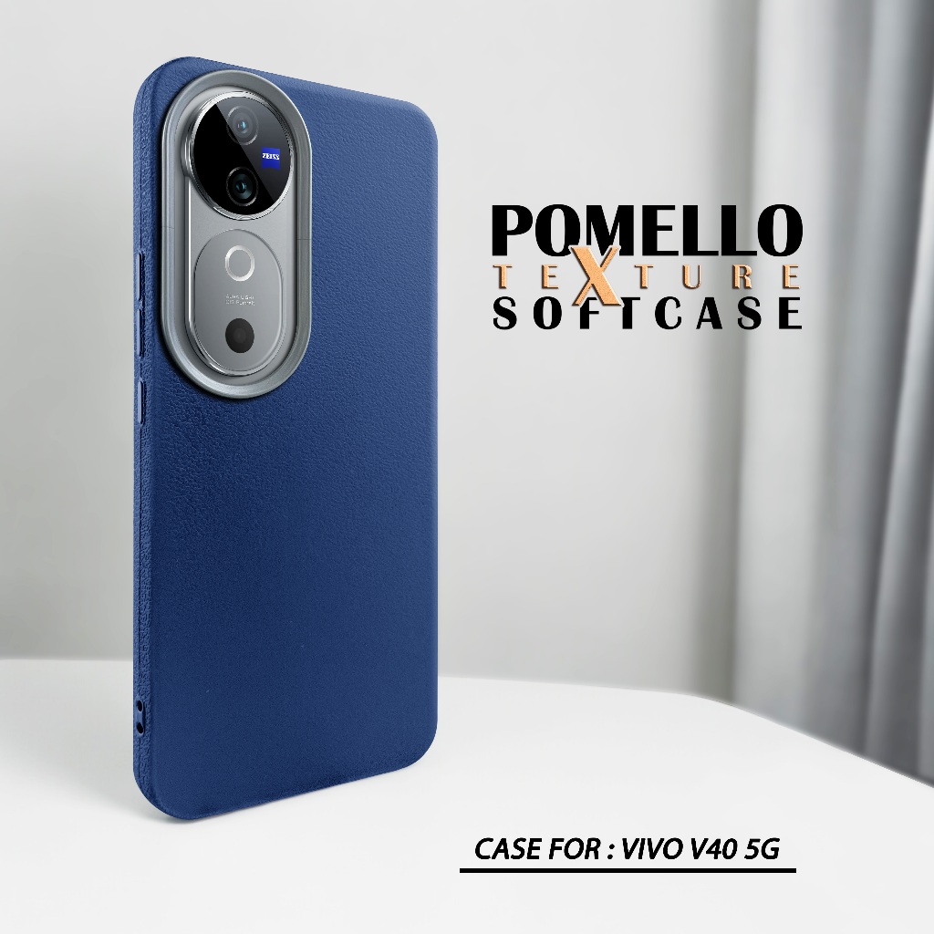 Jual Case Vivo V40 / V40 Pro 5G Softcase POMELLO LEATHER PATTERN Casing ...