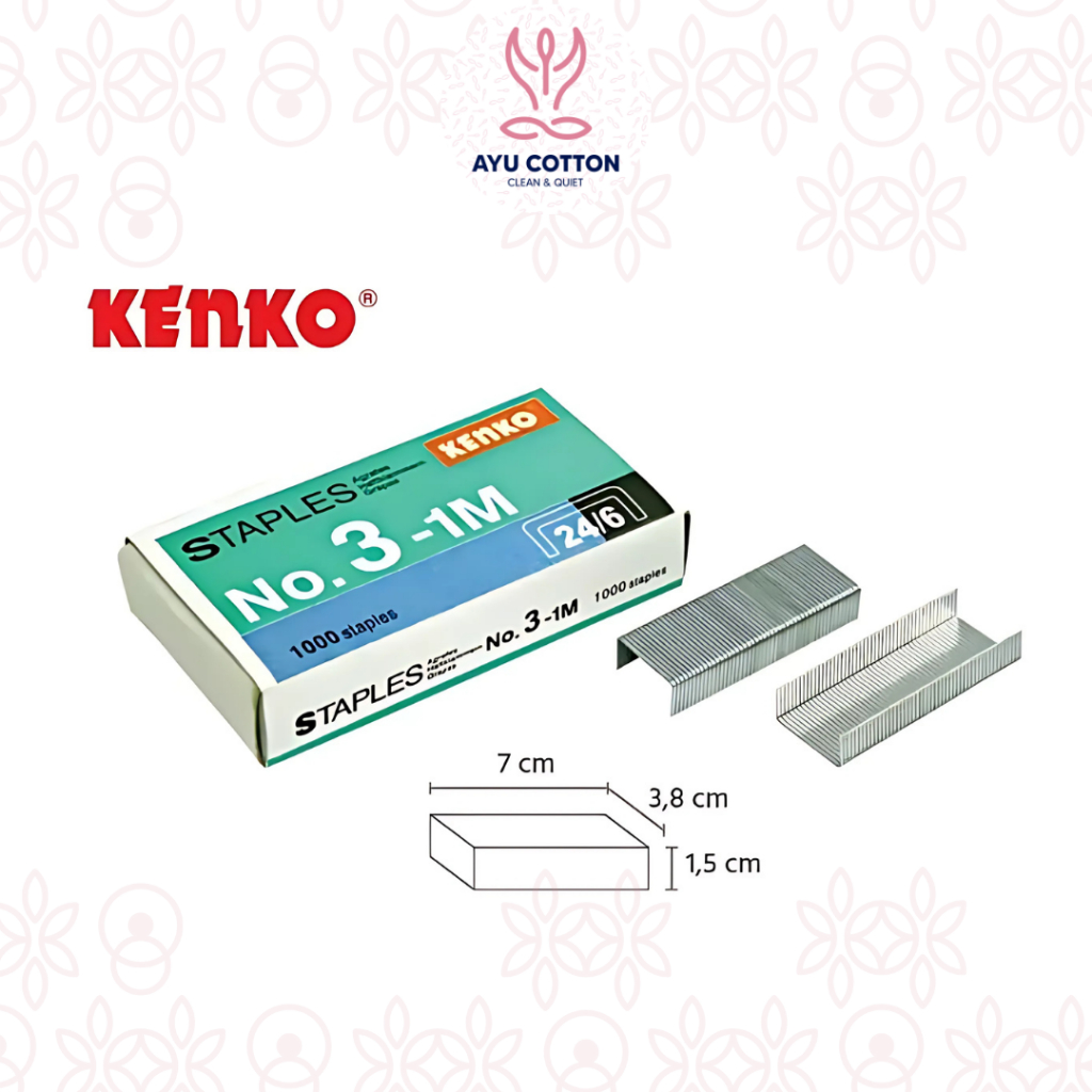 Jual KENKO - isi staples besar No. 3 / isi staples besar 1 pack ...