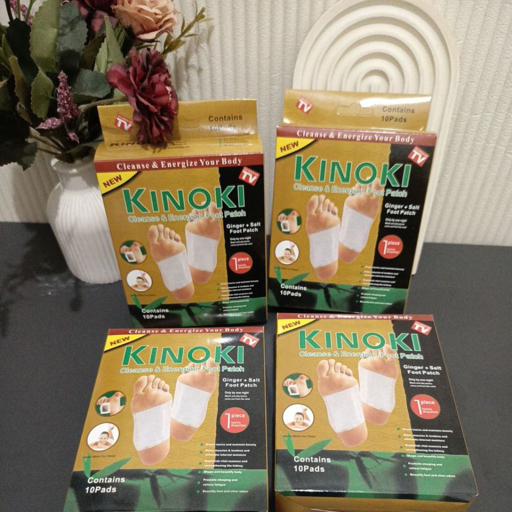 Jual Kinoki Gold Detox Foot Patch 1 Box Isi 10 pcs – Koyo Herbal Detox ...