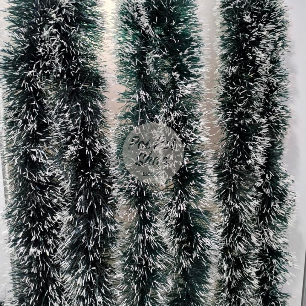 Jual Slinger Natal 2M Jumbo Selinger Garland Green Snow Hiasan Pohon ...
