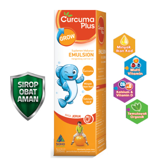 Jual CURCUMA PLUS GROW EMULSION ALL VARIAN | Shopee Indonesia