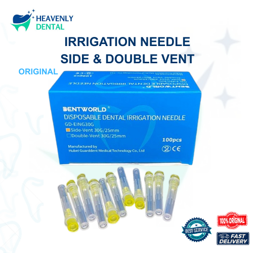 Jual Irrigation Needle Side Vent dan Double Side 30G x 25mm – 100 Pcs ...