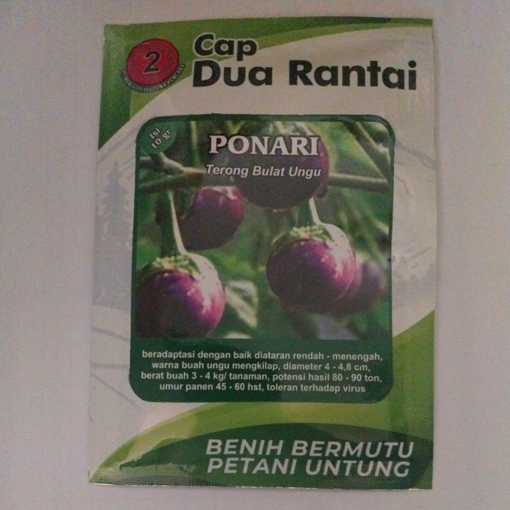 Jual Terong bulat ungu Ponari isi 10 gram | Shopee Indonesia