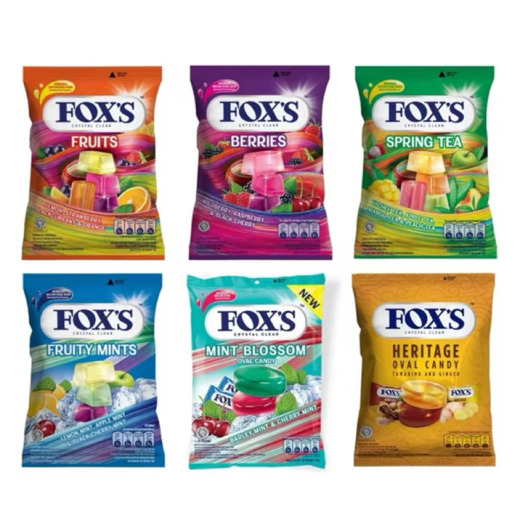 Jual PERMEN FOX’S 1 pack ready all variant rasa harga lebih murah ...
