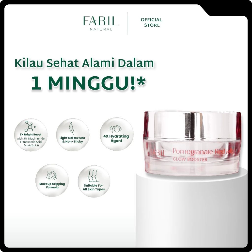 Jual Fabil Pomegranate Red Jelly Moisturizer Cream Menghidrasi ...