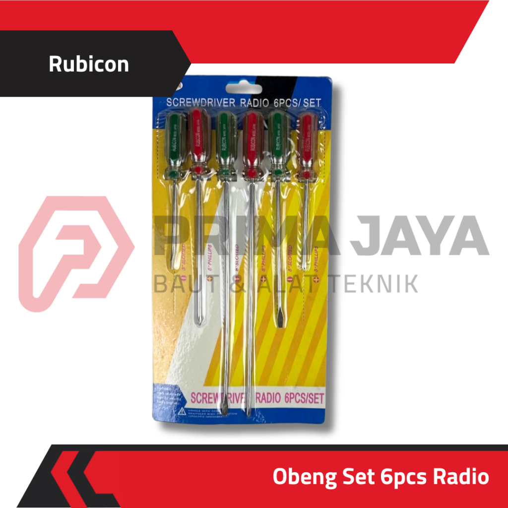 Jual OBENG CRYSTAL / RADIO / TRANSPARAN 3" 4" 5" 6" 8" PLUS (+) / MINUS ...