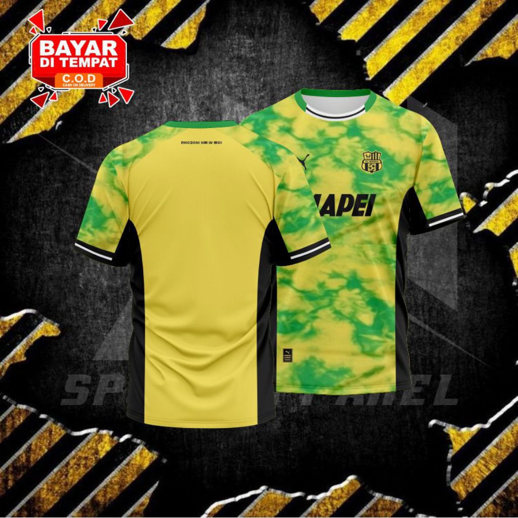 Jual Jersey Sassuolo third kit Kuning 2025-26 jersey vintage | jersey ...