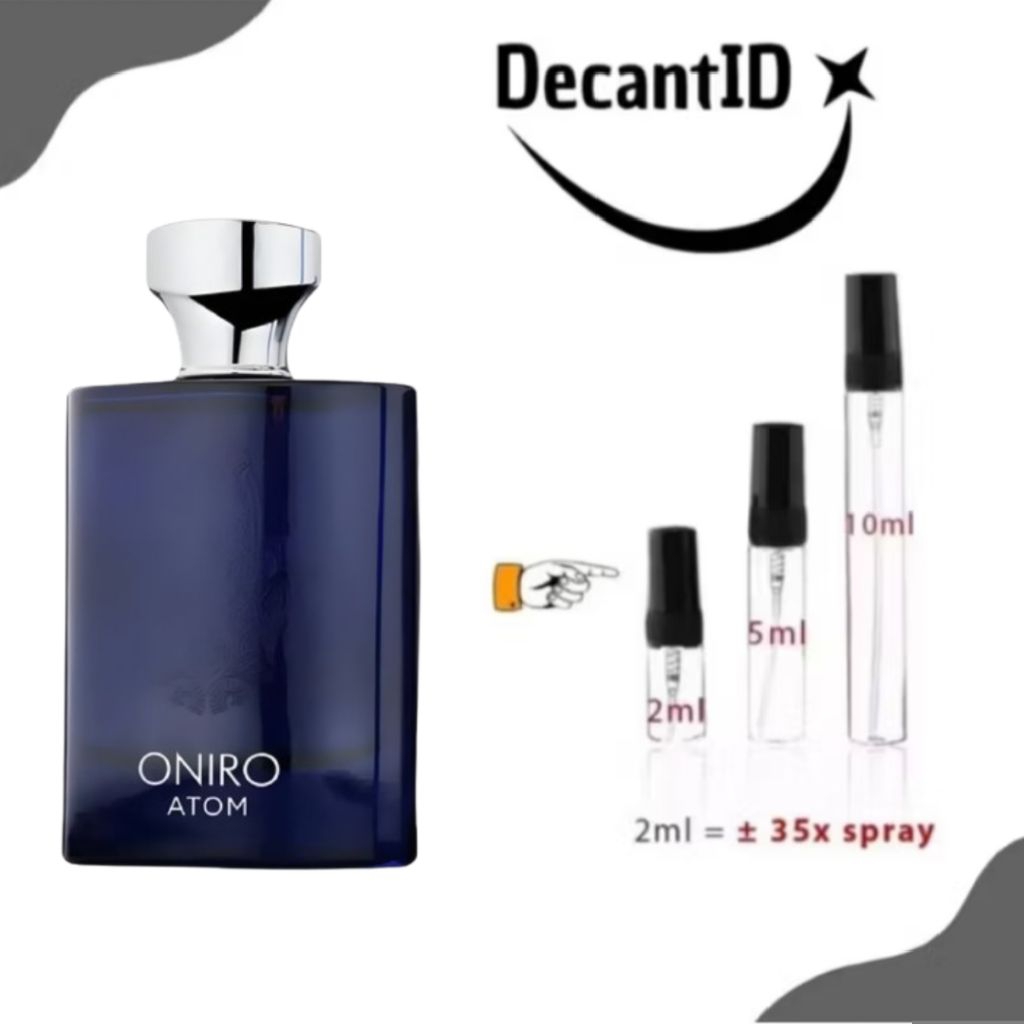Jual Decant Parfum Fragrance World Oniro Atom For Men 2ml 5ml 10ml ...