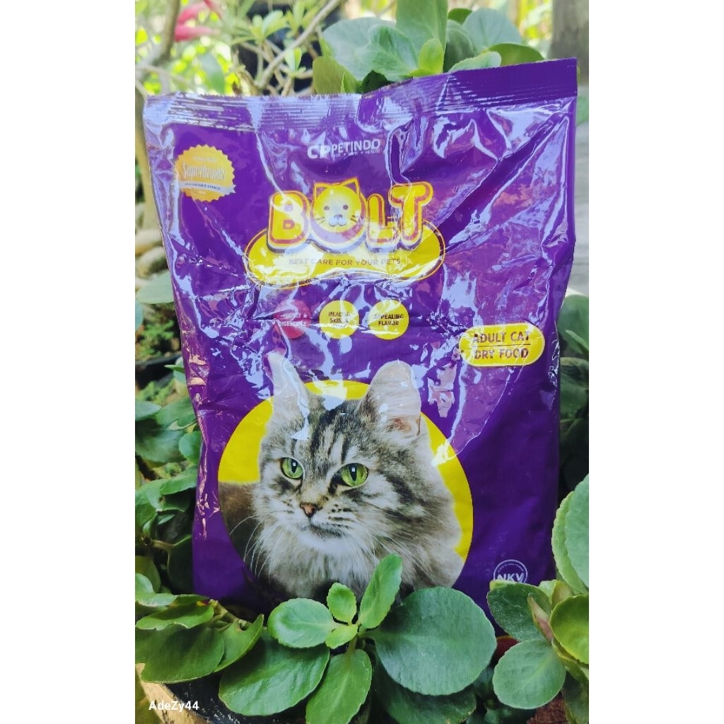 Jual BOLT ungu Tuna pakan makanan kucing 800gr | Shopee Indonesia