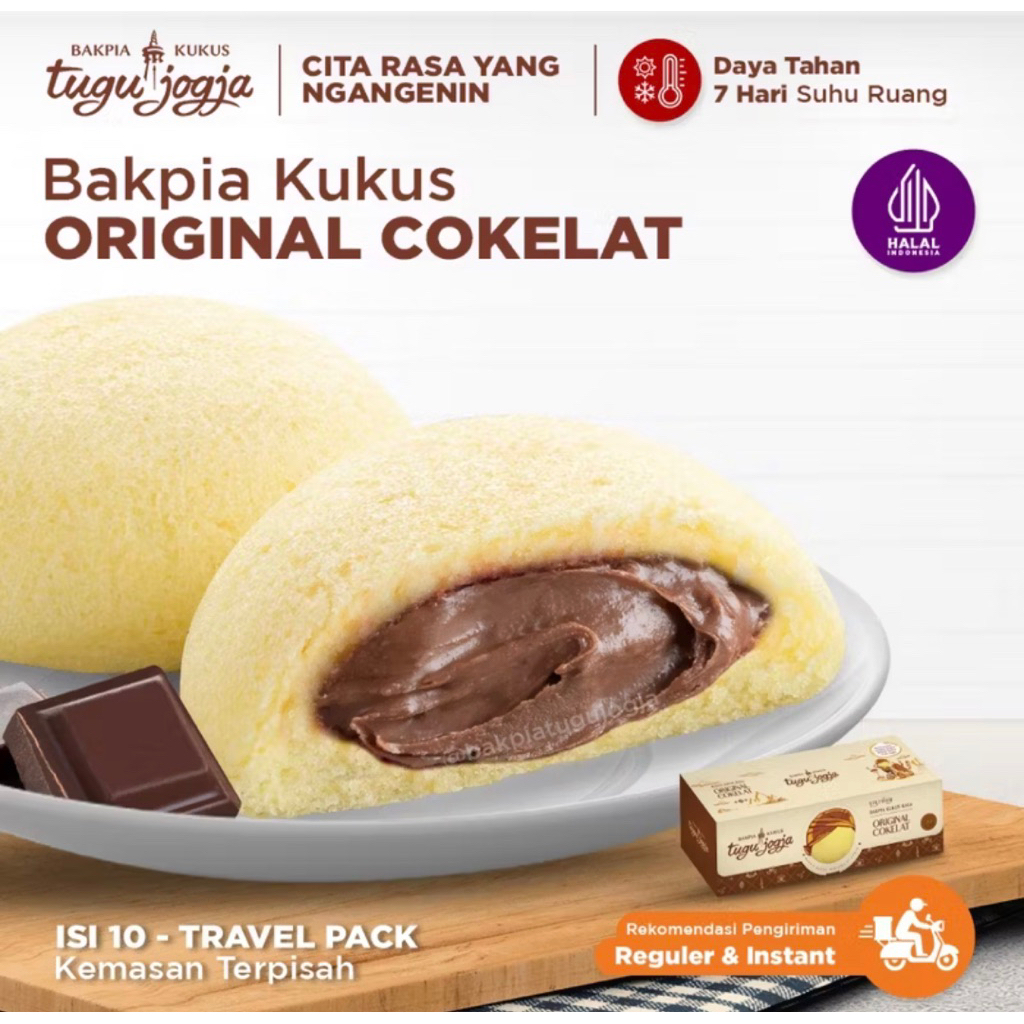 Jual BAKPIA KUKUS TUGU JOGJA [ORI COKLAT] | Shopee Indonesia