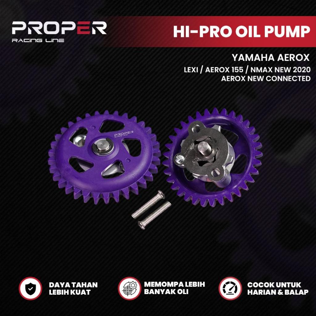 Jual PROPER RACING LINE POMPA OLI YAMAHA AEROX LEXI NMAX NEW 2020 RACING OIL PUMP | Shopee Indonesia