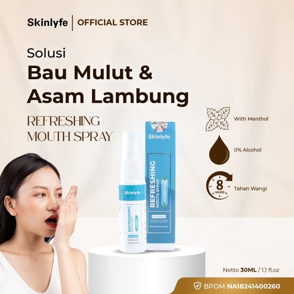 Jual [YB] Skinlyfe - Penghilang Bau Mulut Pengharum Mulut Mouth Spray ...